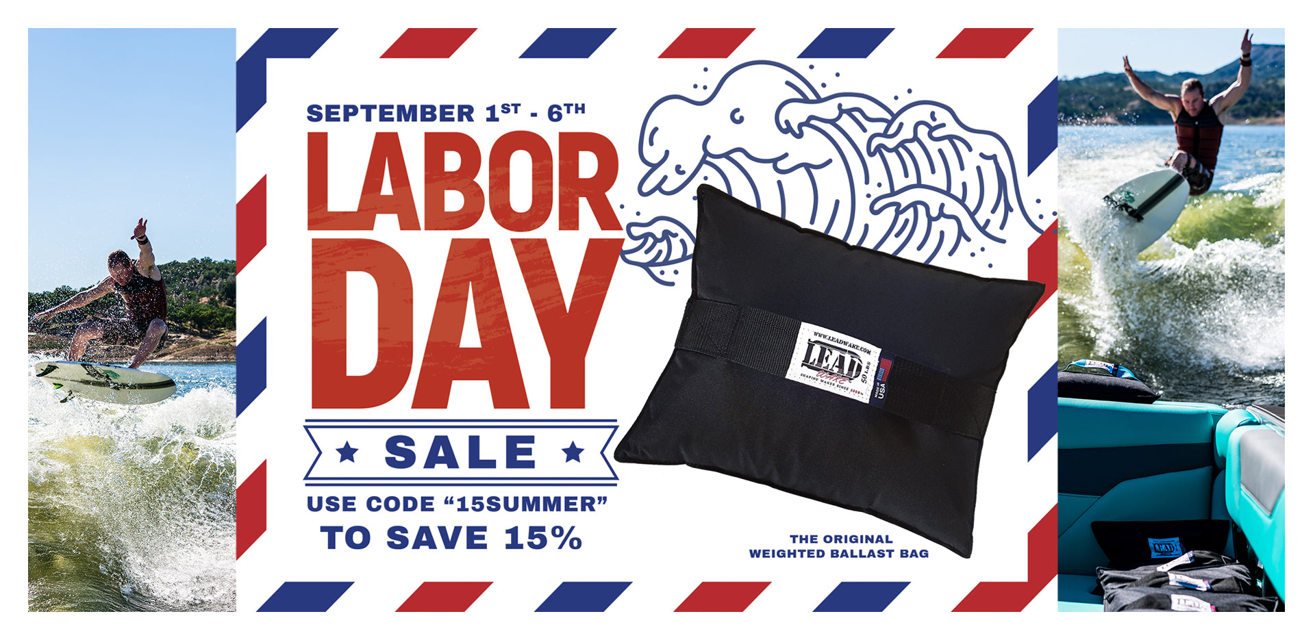 LEAD WAKE™ BALLAST BAGS – LEAD WAKE